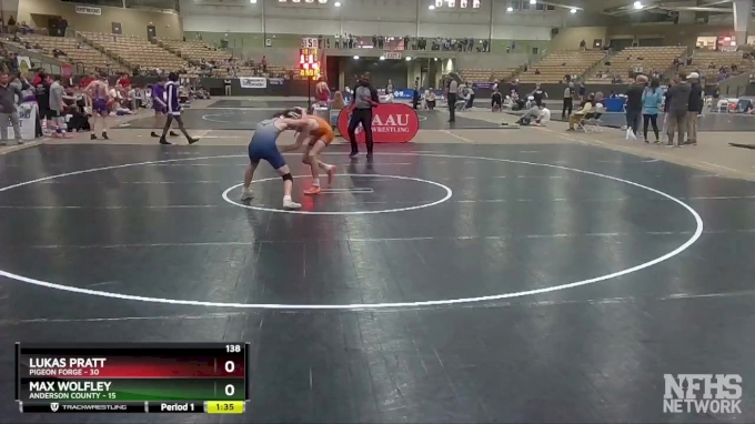 138 lbs 2nd Wrestleback (8 Team) - Max Wolfley, Anderson County vs ...