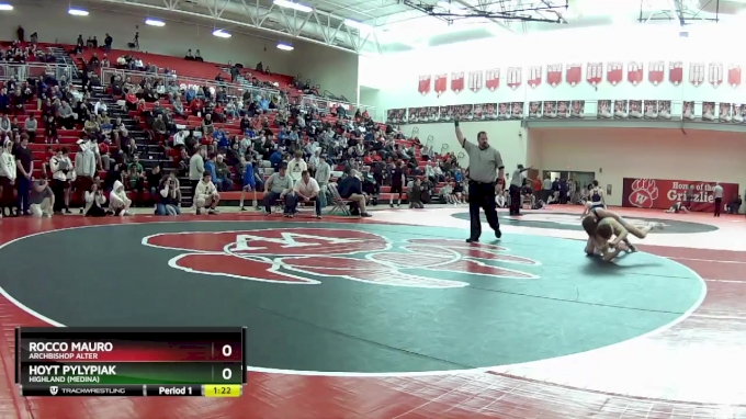 120 lbs Round 1 - Rocco Mauro, Archbishop Alter vs Hoyt Pylypiak ...