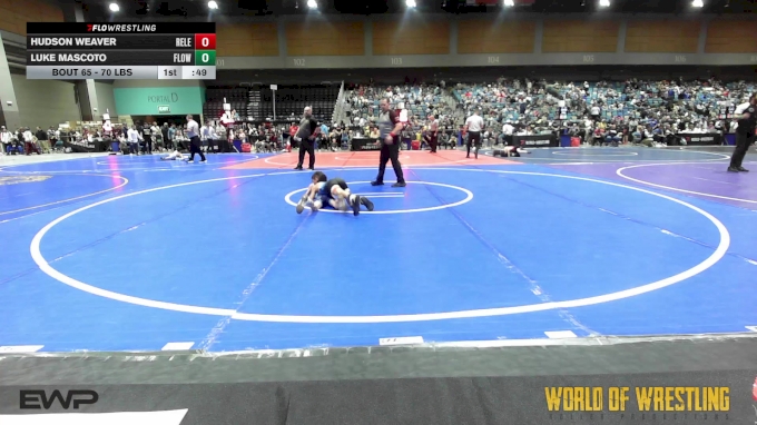 70 lbs Consi Of 8 #2 - Hudson Weaver, Relentless Wrestling vs Luke ...