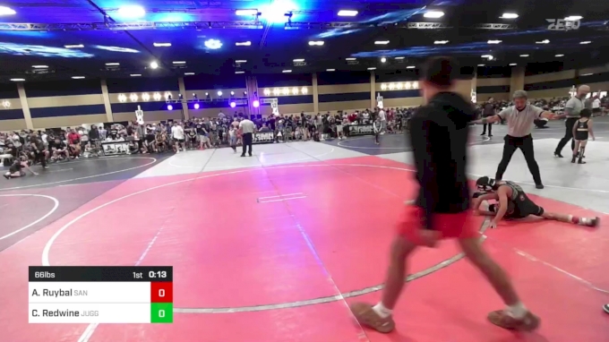 66 lbs Consi Of 8 #2 - Asher Ruybal, San Luis Valley WC vs Camren ...