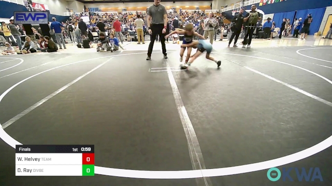 60 lbs Final - Waylon Helvey, Team Guthrie Wrestling vs Daxton Ray ...