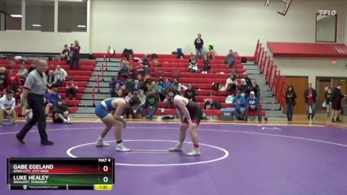 150 lbs 7th Place Match - Luke Healey, Wahlert, Dubuque vs Gabe Egeland ...