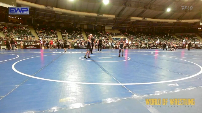 58 lbs Quarterfinal - AJ Puckett, Alpha Elite, Mi vs Graham Dyson, Mat ...