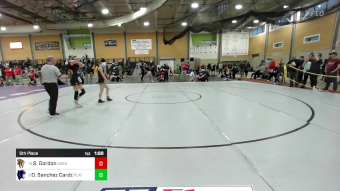 100 lbs 5th Place - Sophia Gordon, South Windsor vs Daylianette Sanchez ...