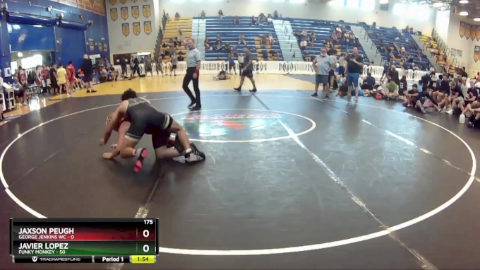 175 lbs Round 2 (8 Team) - Javier Lopez, Funky Monkey vs Jaxson Peugh ...