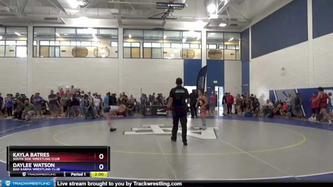 50 lbs Round 3 - Kayla Batres, South Side Wrestling Club vs Daylee ...