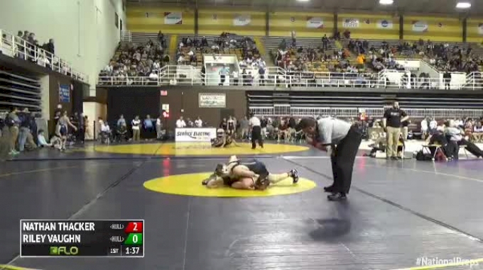 120 Round of 32 - Nathan Thacker, Gonzaga vs Riley Vaughn, Benedictine