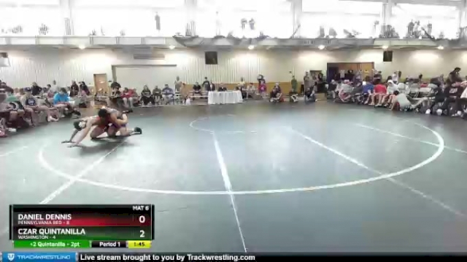 102 lbs Round 3 (8 Team) - Daniel Dennis, Pennsylvania Red vs Czar ...