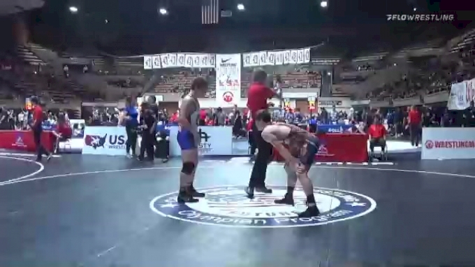 170 lbs Quarterfinal - Ryan Badgett, California vs Tyler Hanna, South ...