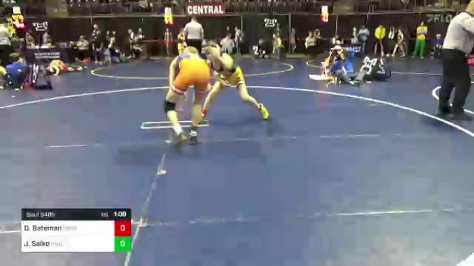 97 lbs Quarterfinal - Dylan Bateman, Derry vs Jude Salko, Hazleton