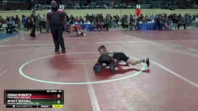 61 lbs Cons. Semi - Jonah Roberts, Tulsa Blue T Panthers vs Wyatt ...
