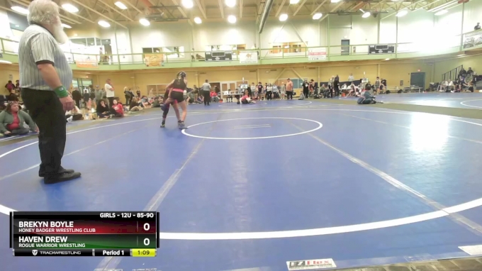 85-90 lbs Round 2 - Haven Drew, Rogue Warrior Wrestling vs Brekyn Boyle ...