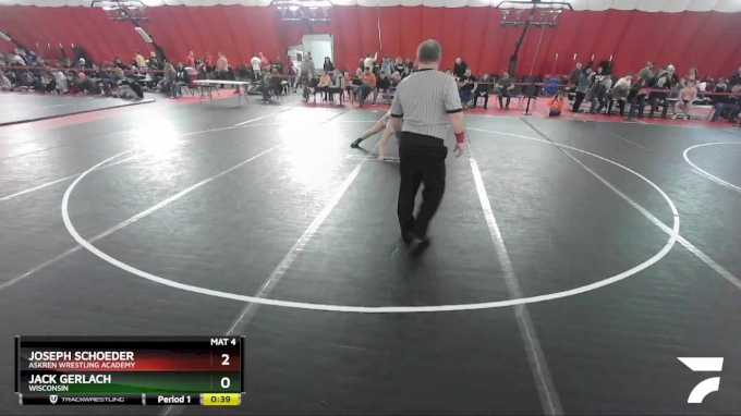 195 lbs Cons. Semi - Jack Gerlach, Wisconsin vs Joseph Schoeder, Askren ...