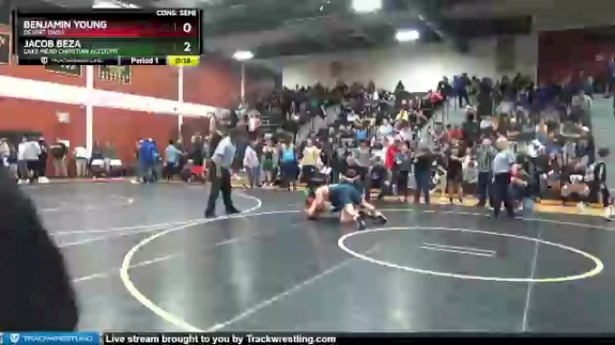 220 lbs Cons. Semi - Jacob Beza, Lake Mead Christian Accdemy vs ...