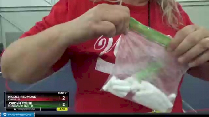 132 lbs Semis & 1st Wrestleback (8 Team) - Nicole Redmond, Kansas vs ...