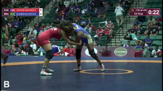48 1/4 Final - Sheykaliz Ivette CINTRON MARTINEZ, Puerto Rico vs Susana ...