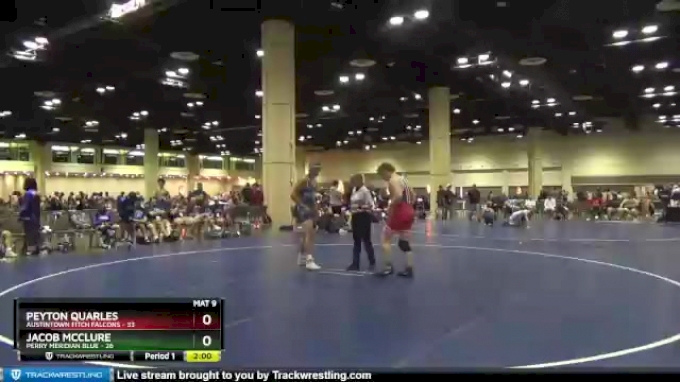 195 lbs Round 4 (10 Team) - Jacob Mcclure, Perry Meridian Blue vs ...