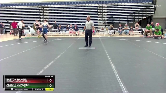140 lbs Round 7 (10 Team) - Easton Rangel, Virginia Team Predator vs ...