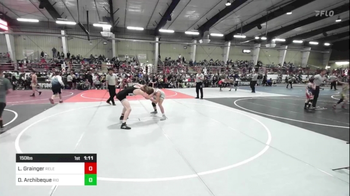 150 lbs Round Of 32 - Luke Grainger, Relentless Wrestling Club vs Diego ...