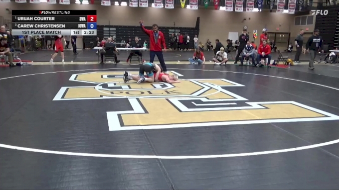 113 lbs 1st Place Match - Urijah Courter, Sebolt Wrestling Academy vs ...