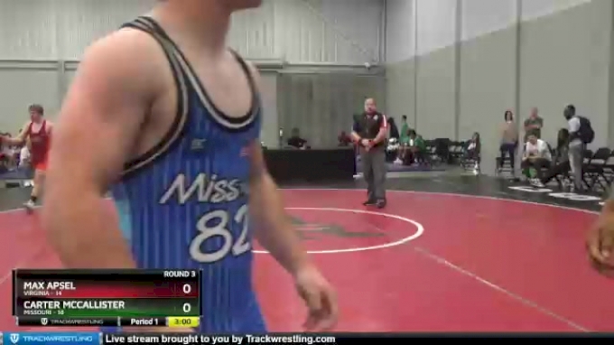 152 lbs Round 3 (8 Team) - Cooper Lockhart, Virginia vs Garrett Lyons ...