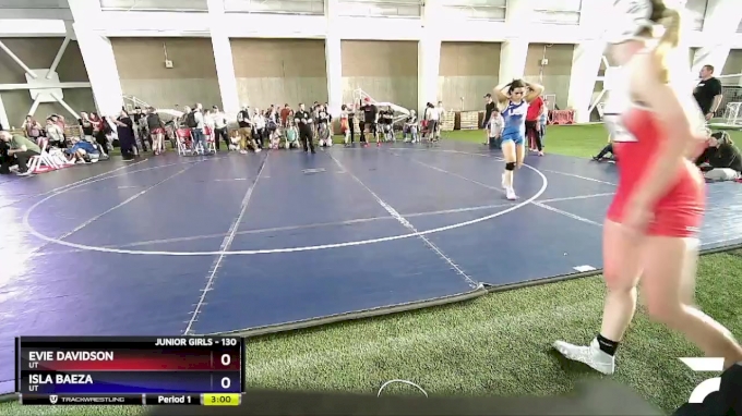 130 lbs Cons. Semi - Evie Davidson, UT vs Isla Baeza, UT
