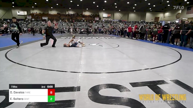 73 lbs Consi Of 8 #2 - Audrey Flores, Warriors Of Christ WOC vs Ava ...