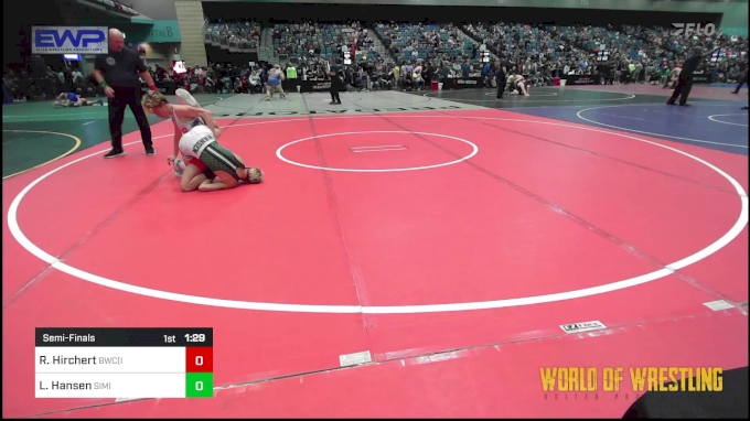 106 lbs Semifinal - Ryan Hirchert, BULLDOG WRESTLING CLUB vs Logan ...