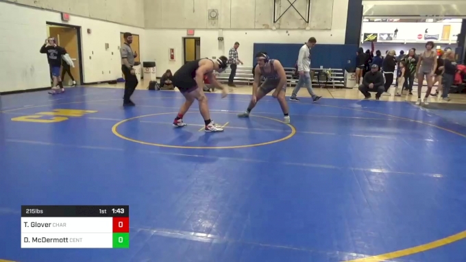 215 lbs Consi Of 4 - Tyler Glover, Chartiers- Valley vs Dakota ...