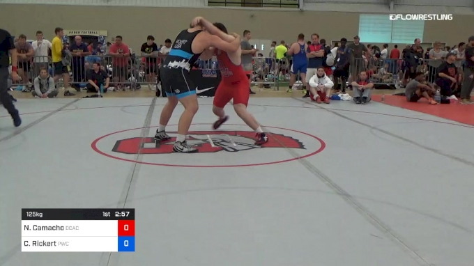 125 kg Round Of 64 - Niko Camacho, DCAC vs Cole Rickert, Pittsburgh ...