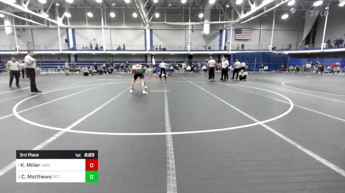 141 lbs 3rd Place - Kal Miller, University Of Maryland vs Cole Matthews ...