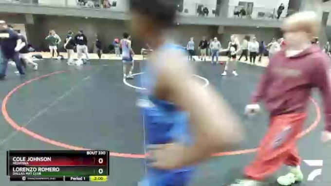 126 lbs Champ. Round 1 - Cole Johnson, Montana vs Lorenzo Romero ...
