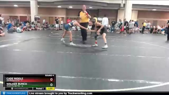 85 lbs Round 4 (6 Team) - Walker Bunch, Team Palmetto vs Cade Riddle ...
