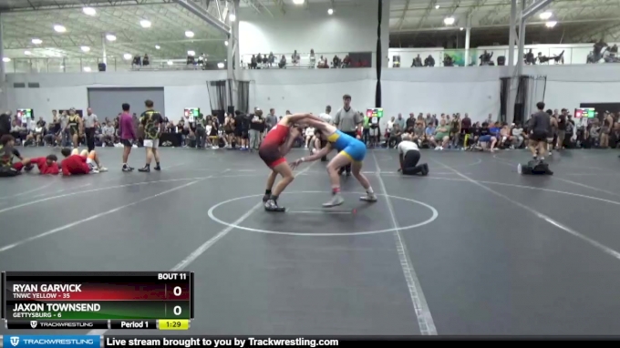 160 lbs Round 4 (6 Team) - Ryan Garvick, TNWC Yellow vs Jaxon Townsend ...