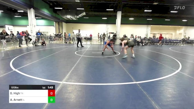 120 lbs Semifinal - Gary High, TN vs Aiden Arnett, IL