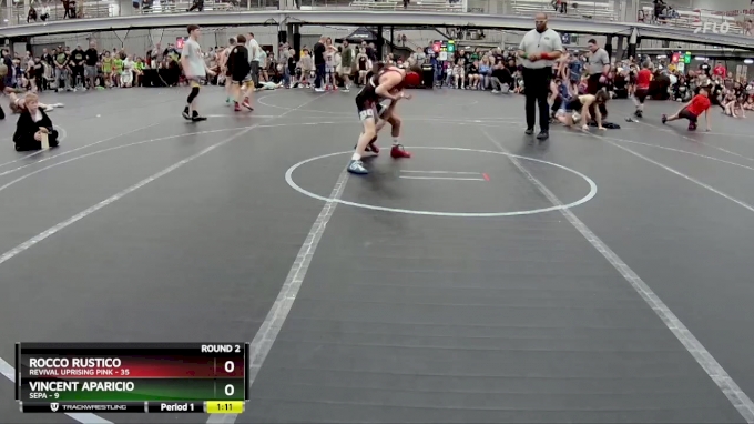 84 lbs Round 2 (6 Team) - Rocco Rustico, Revival Uprising Pink vs ...