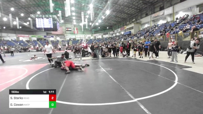 190 lbs Rr Rnd 2 - Solomon Starks, Ready RP vs Garrett Cowan, Matpac WC