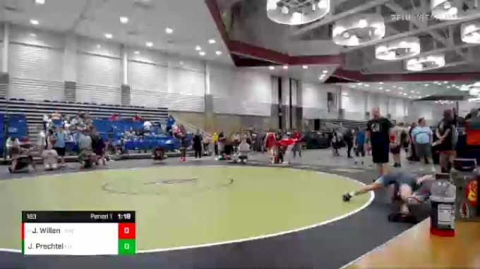 163 lbs Champ. Round 3 - Jack Willen, La Salle High School vs Jeb ...
