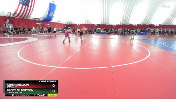 215 lbs Champ Round 1 (16 Team) - Brody Gilbertson, Cumberland vs Asher ...