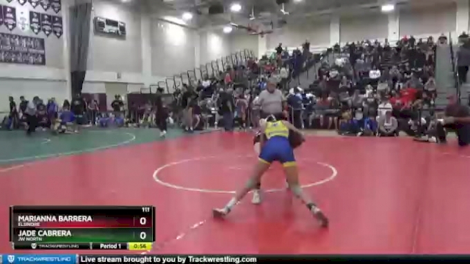 111 lbs Cons. Semi - Marianna Barrera, Elsinore vs Jade Cabrera, JW North