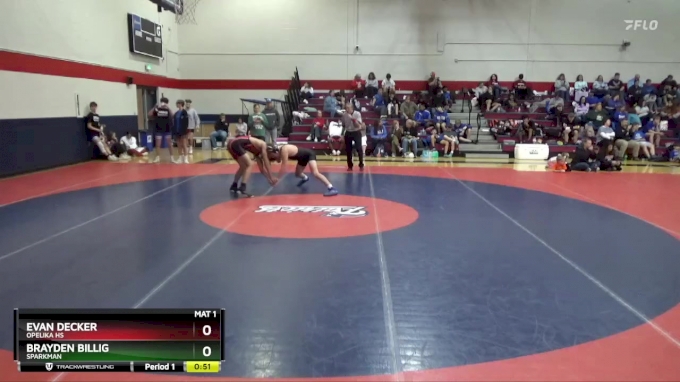 132 lbs Consolation Bracket - Evan Decker, Opelika Hs vs Brayden Billig ...