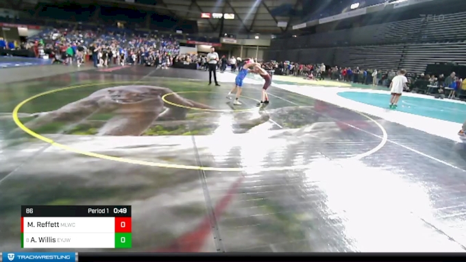 86 lbs Cons. Round 1 - Addison Willis, Enumclaw Yellow Jackets ...