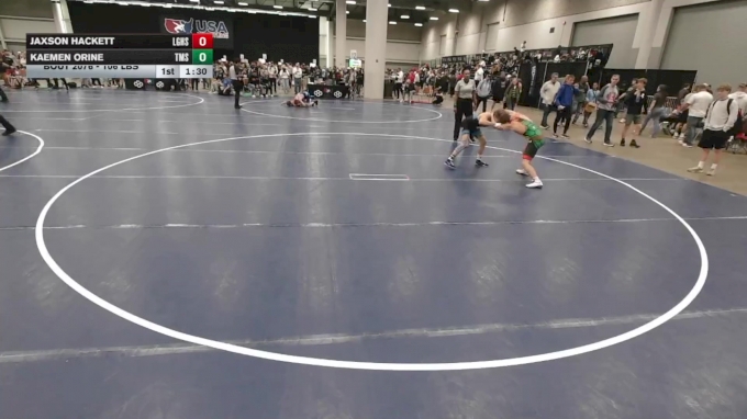 106 lbs Quarters - Jaxson Hackett, Lake Gibson High School Wrestling vs ...