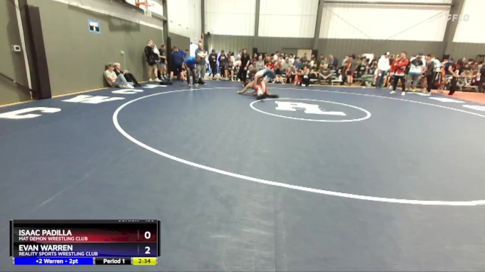 150 lbs Champ. Round 1 - Isaac Padilla, Mat Demon Wrestling Club vs ...