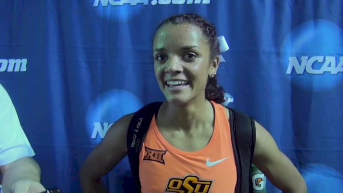 Moving up to the mile best decision for Kaela Edwards, comes away with ...