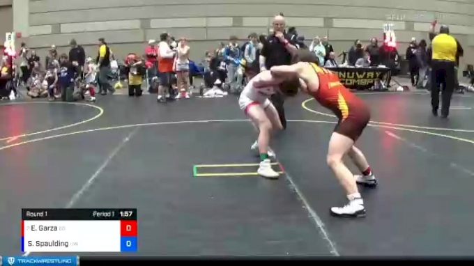 129 lbs Round 1 - Elias Garza, Warsaw Tiger Wc vs Sammy Spaulding ...