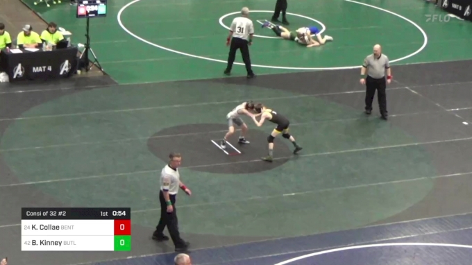 82 lbs Consi Of 32 #2 - Korben Collae, Benton vs Ben Kinney, Butler