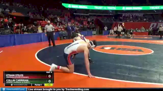 3 lbs Quarterfinal - Ethan Stiles, Hoffman Estates (Conant) vs Collin ...
