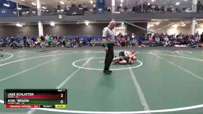 130 lbs Round 3 (6 Team) - Jake Schlatter, Delta vs Kodi *Bradin, Clear ...