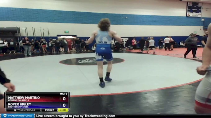 150 lbs Quarterfinal - Matthew Martino, Fighting Squirrels vs Roper ...